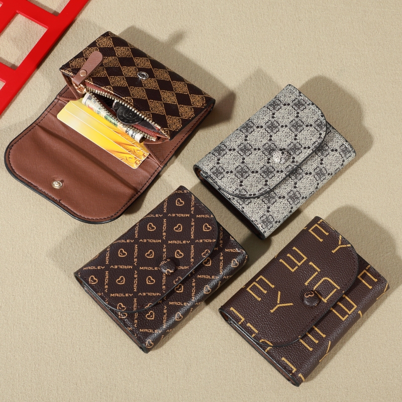 Mumu 1088 Cute Leather Woman Wallet Card Holder For Women Coin Purse ...