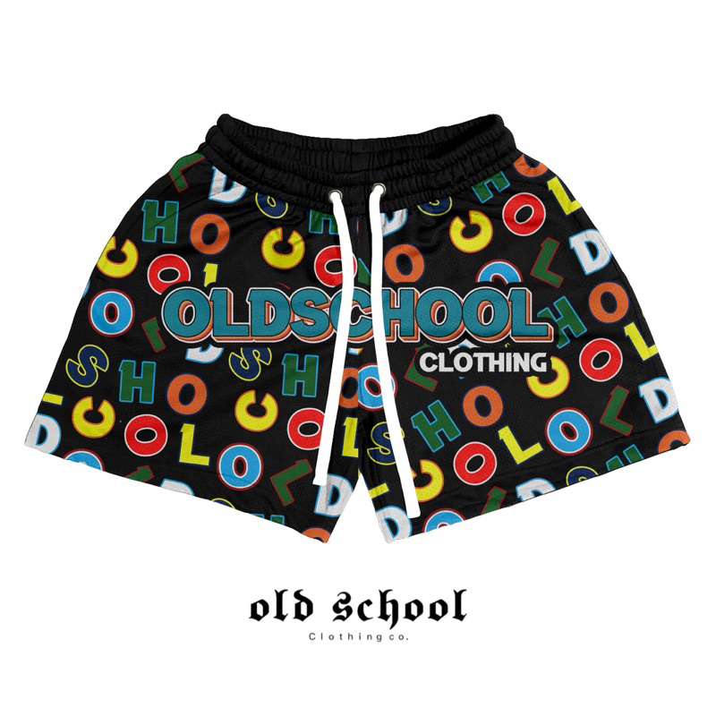 OLDSCHOOL MESH DONUT LETTERS FULL SUBLI | Shopee Philippines