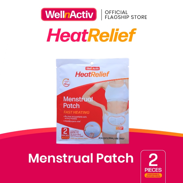 WellnActiv Heat Relief Menstrual Patch (2PC PACK) | Shopee Philippines