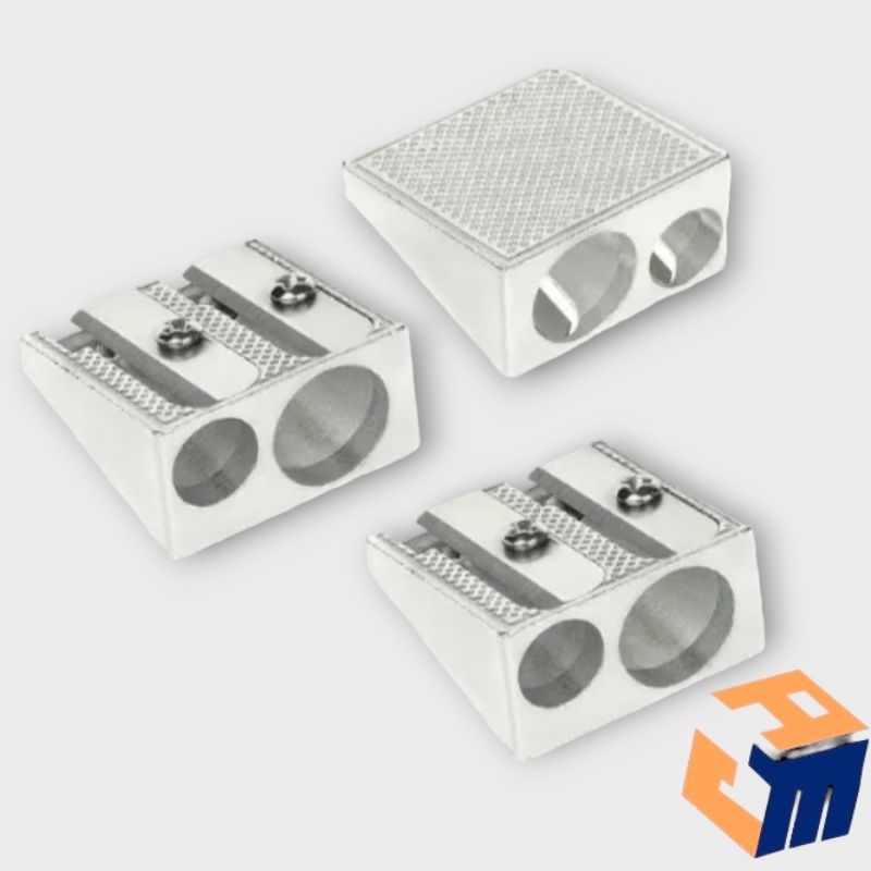 HBW OFFICE Metal Pencil Sharpener Double Hole | Shopee Philippines