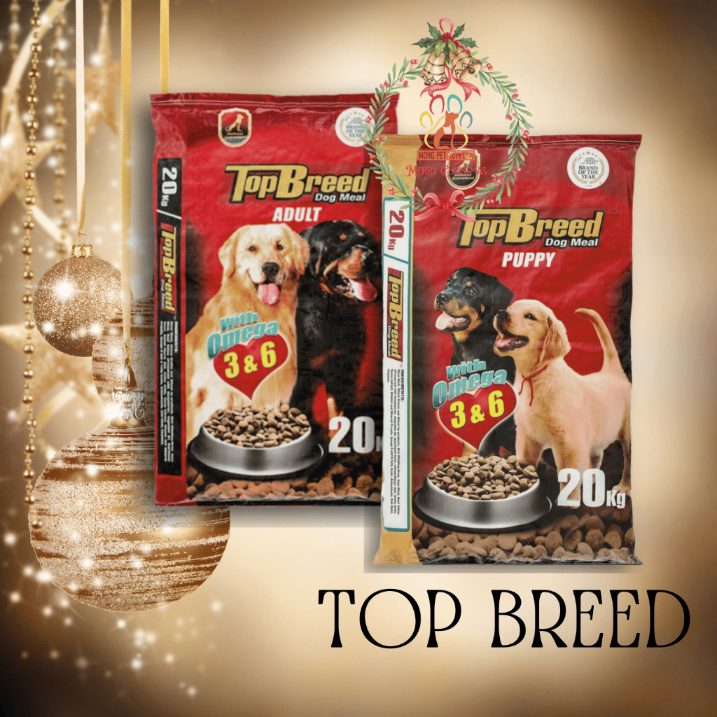 Top Breed Dog Food for Adult and Puppy 20kg | Shopee Philippines