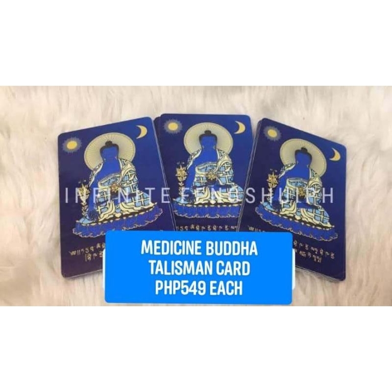 MEDICINE BUDDHA TALISMAN CARD (FOR GOOD HEALTH) | Shopee Philippines