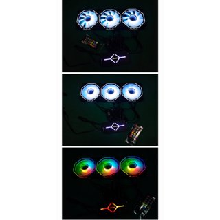 AUSEN 5V ARGB FAN HUB ( BLACK / WHITE ) WITH REMOTE CONTROLLER | Shopee ...