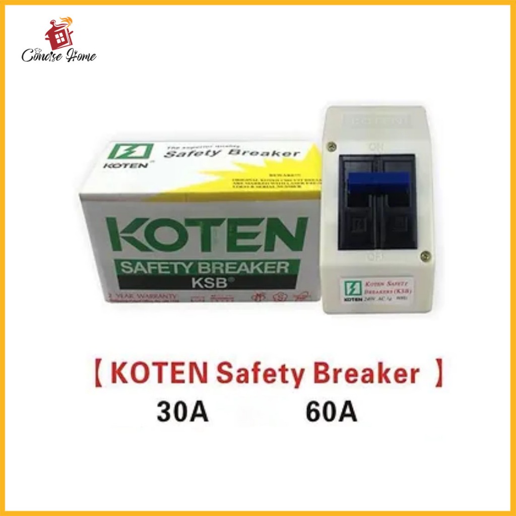 COD KOTEN Safety breaker 30A/60A ,KOTEN Safety breaker with outlet 30A ...