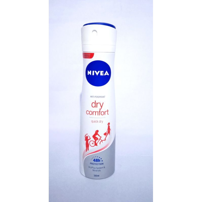 Nivea Anti-Perspirant Deodorant Spray/Dry Comfort Quick Dry 48h Protection/150ml | Shopee ...
