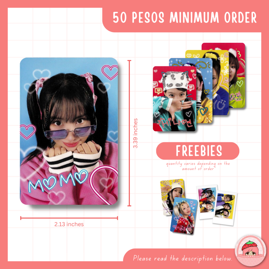 TWICE OFFICIAL FANCLUB 4TH GENERATION ART PC PHOTOCARD UNOFFICIAL FANMADE PRINT LOMO K-POP ...