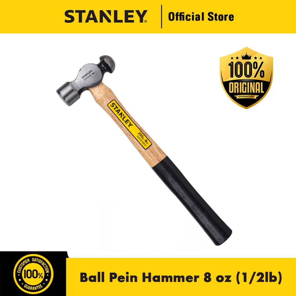 Stanley 54-189-23 Ball Pein Hammer 8oz (1/2LB) | Shopee Philippines