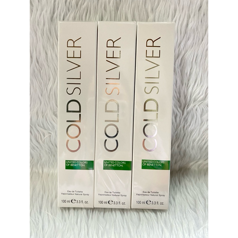 Benetton Cold Silver For Men | Shopee Philippines