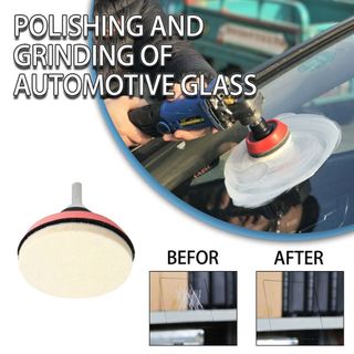 8PCS Cerium Oxide Glass Polishing Kit Windscreen Scratch Remover Felt ...