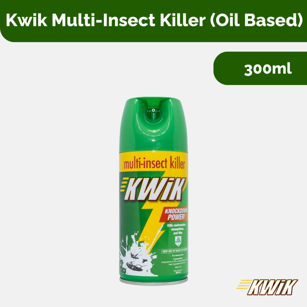 KWiK Multi-Insect Killer (Oil-Based) 300mL | Shopee Philippines