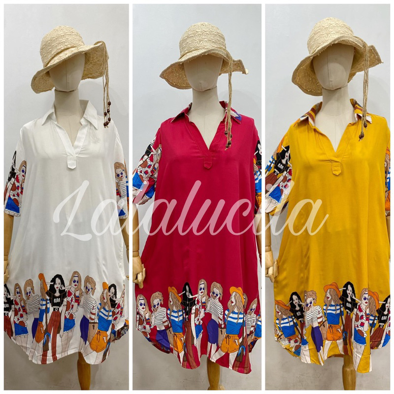 MIDI Jiana Plus Size Linen Dress XL to 2XL | Shopee Philippines