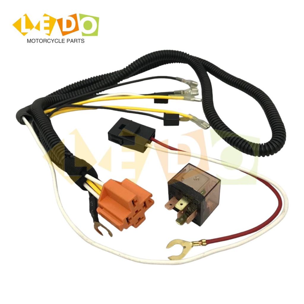 MOTORCYCLE HORN RELAY WITH SOCKET SET LONG | Shopee Philippines