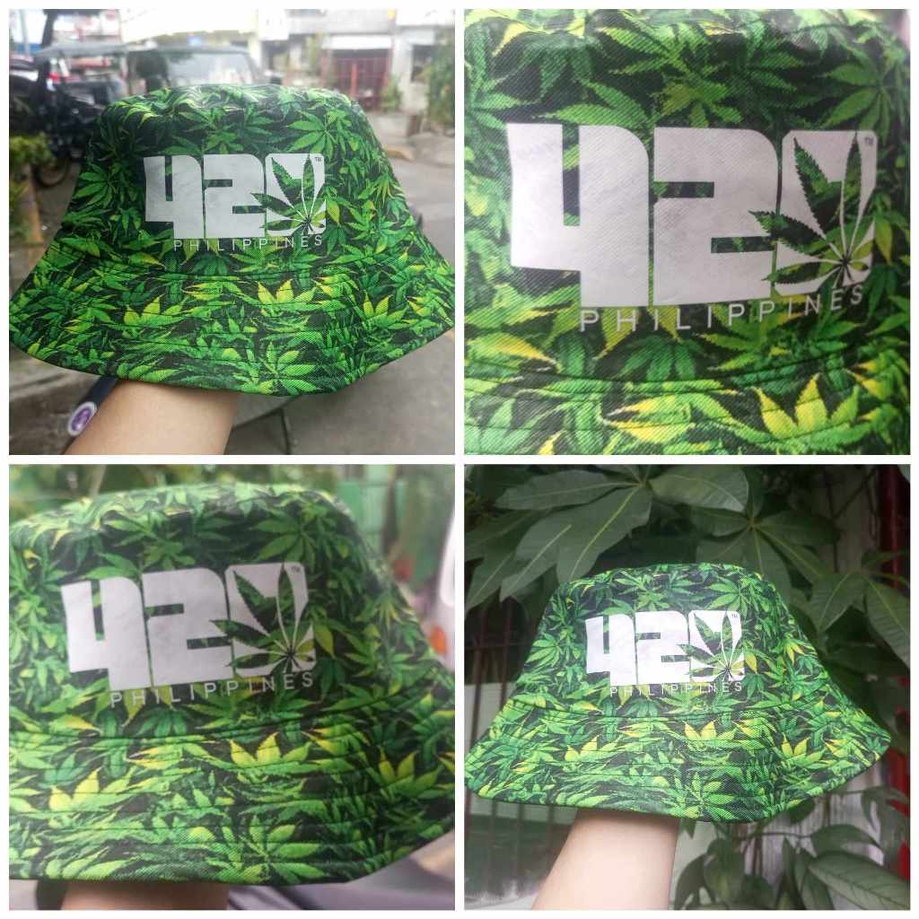 420 Philippines Kush Inspired Fashion Cotton Bucket Fisherman ...