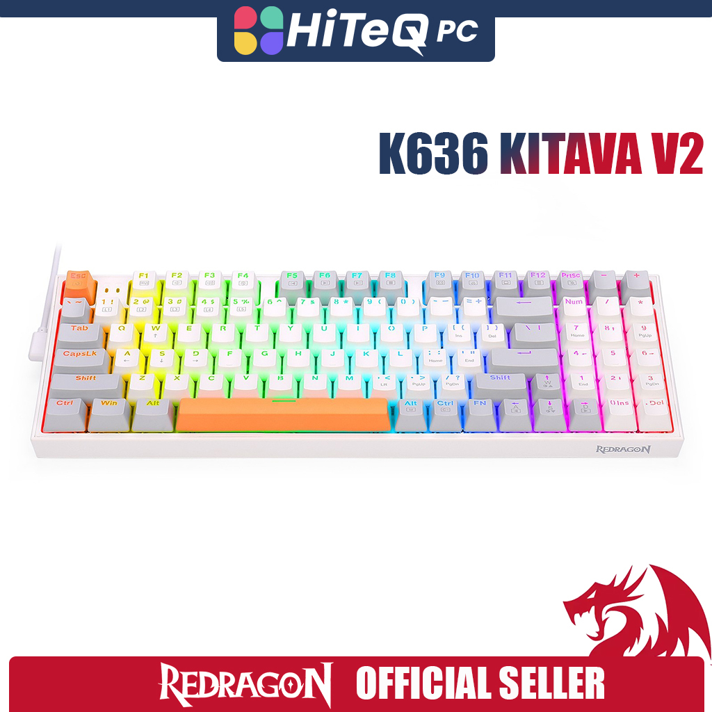 HiteqPC | Redragon Kitava K636 Wired Mechanical Keyboard | Shopee Philippines