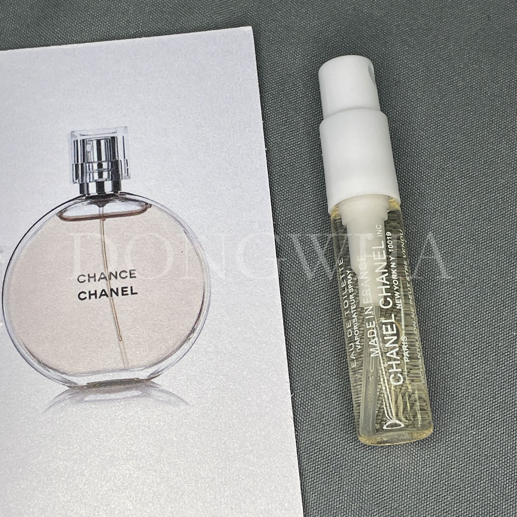 Perfume Sample Chanel Chance Eau de Toilette, 2002 Mini Fragrance For ...
