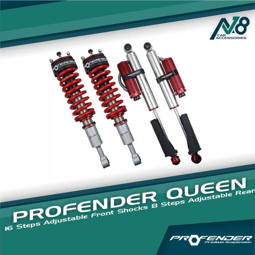 Profender Queen Series Suspension 16-Way Adustable 2" Lift Front & Rear ...