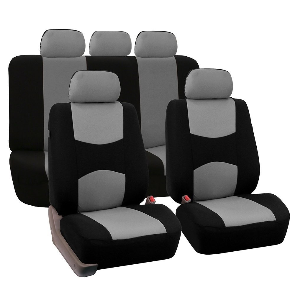 Universal 9pcs Car Seat Covers Emboss Car Seat Protector Car Front Seat ...