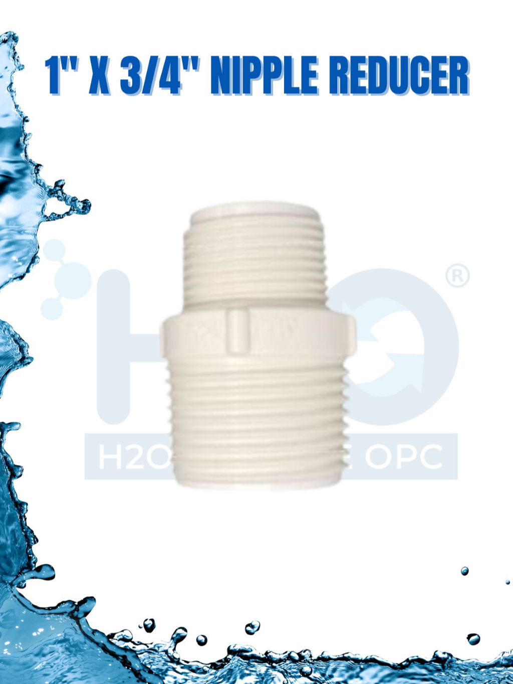 PVC Fittings 1" X 3/4" Nipple Reducer for Water Filter Housing | Shopee ...