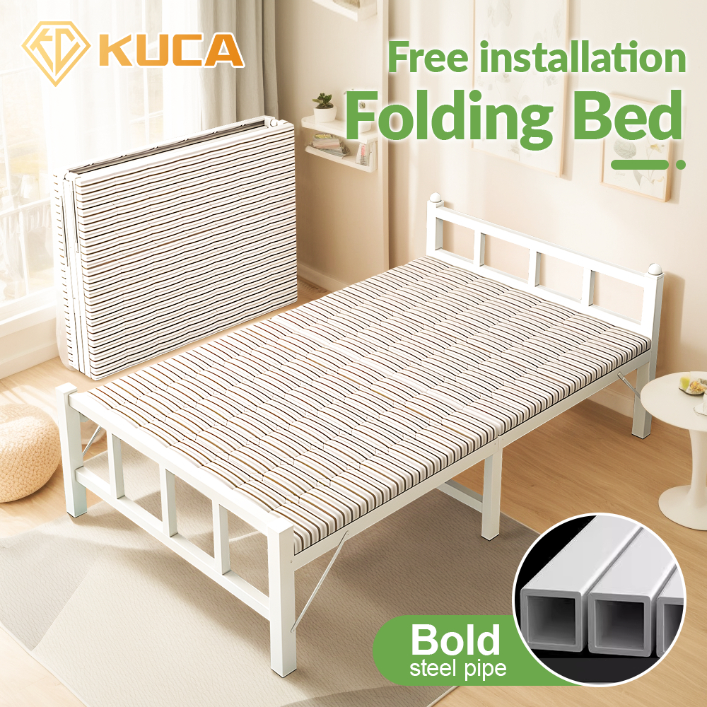 KUCA Folding Bed Foldable Bed Heavy Duty Folding Bed With Foam Bed ...
