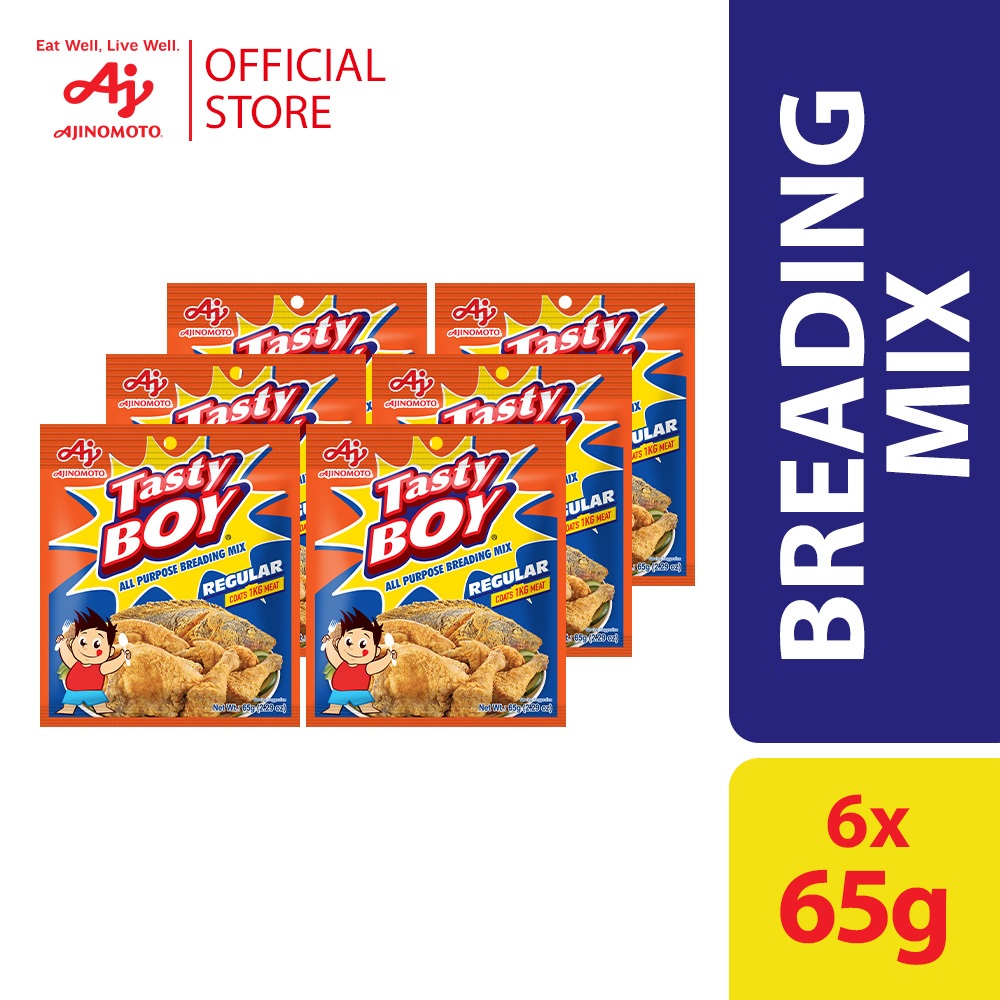 TASTY BOY® Breading Mix Regular 65g (Pack of 6) | Shopee Philippines