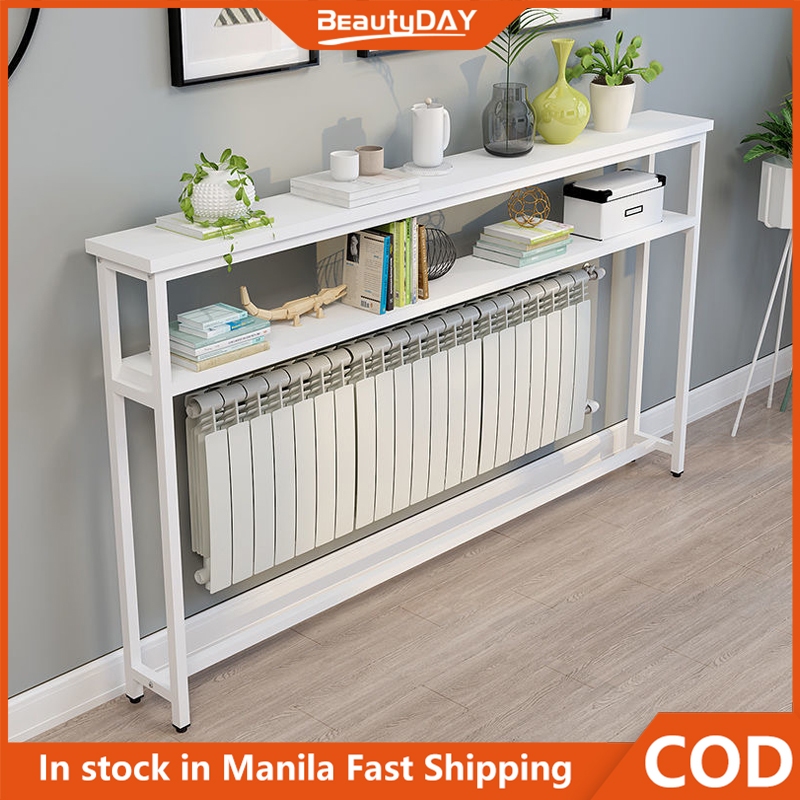 Side Table Living Room Sofa Cabinet Organizer Narrow Bedside Table ...