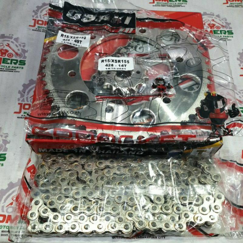 R15 V3-V4 - XSR155 / SNIPER 150 - FZ-FI OSAKI CHAIN KIT CP REVO ...