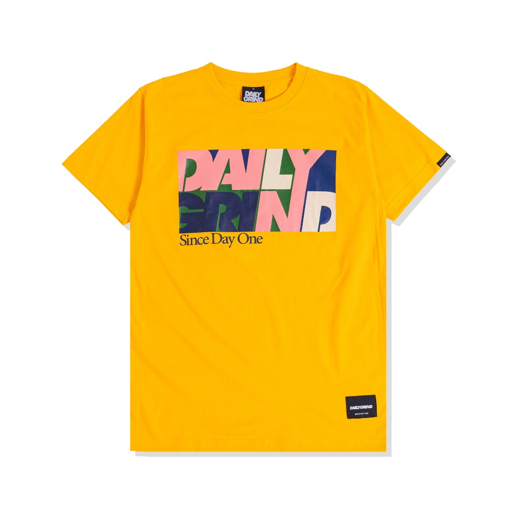 DAILY GRIND SECTION TSHIRT CHROME YELLOW | Shopee Philippines