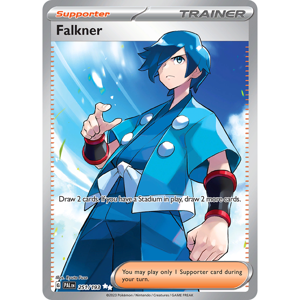 [Trainer] Falkner Full Art - 251/193 - Ultra Scarlet and Violet ...