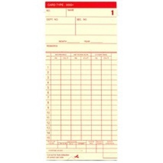 200pcs C-9000 Time Card Bundy Clock Punch Card Yokatta C-9000 Time Card ...