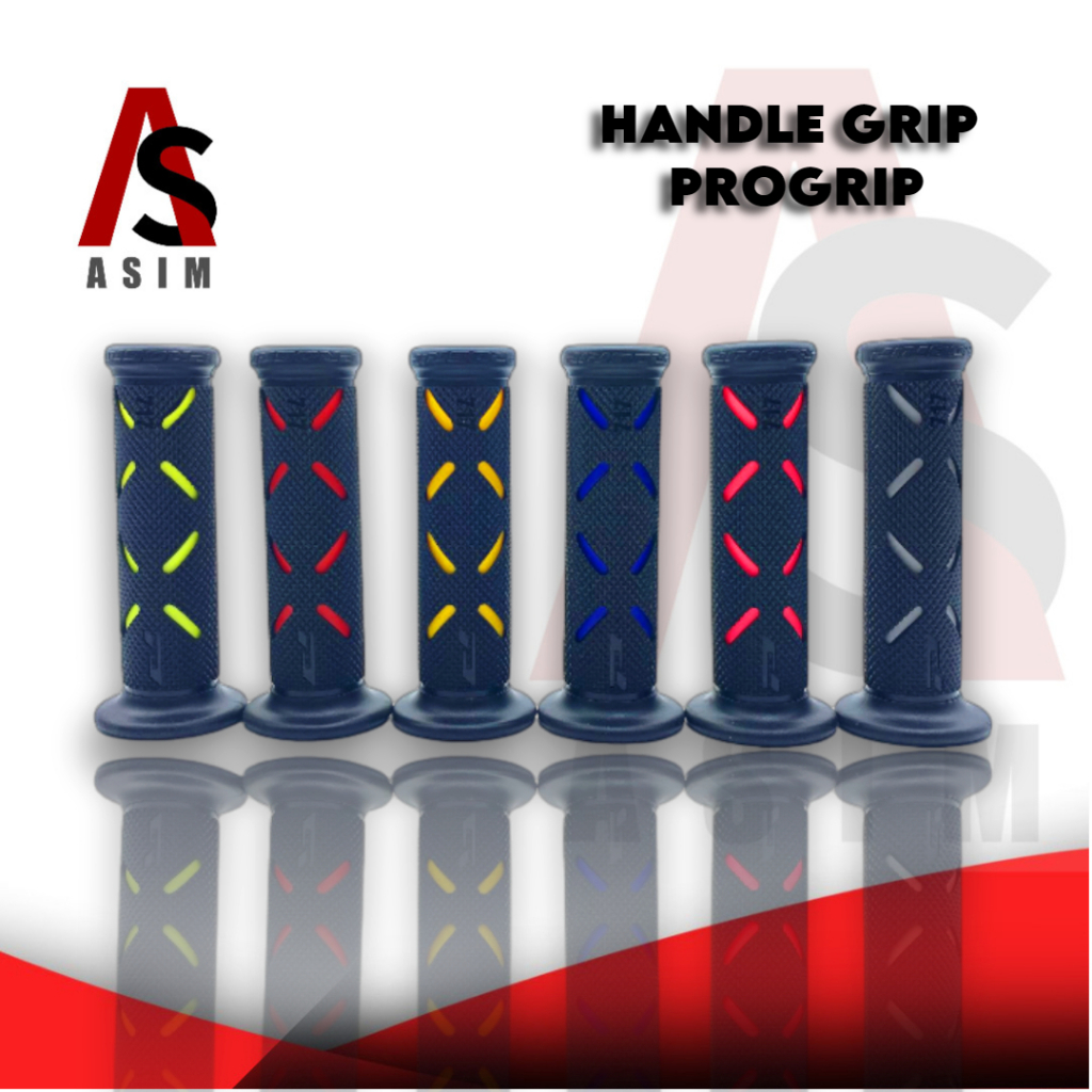 ASIM MOTORCYCLE PROGRIP ANTI-SLIP SOFT HANDLE GRIP UNIVERSAL | Shopee ...