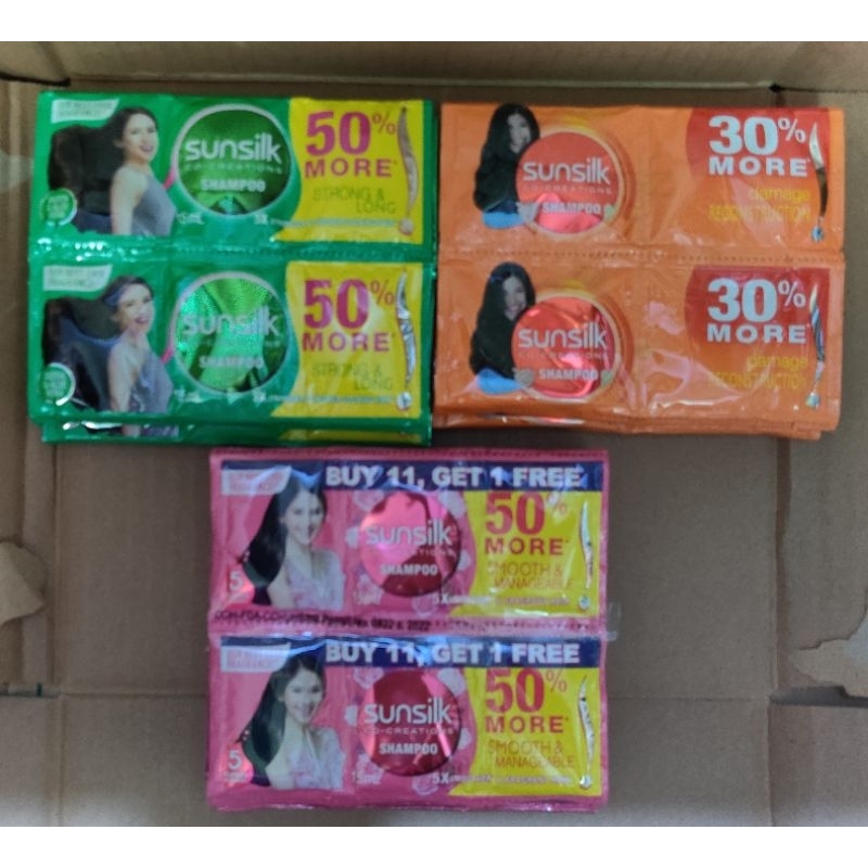 Sunsilk Shampoo 12pcs | Shopee Philippines