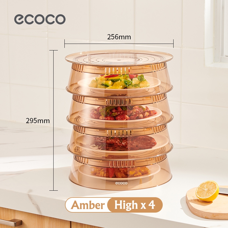 Ecoco Food Cover Multi-layer Household Food Warm Keeper Stackable Food ...
