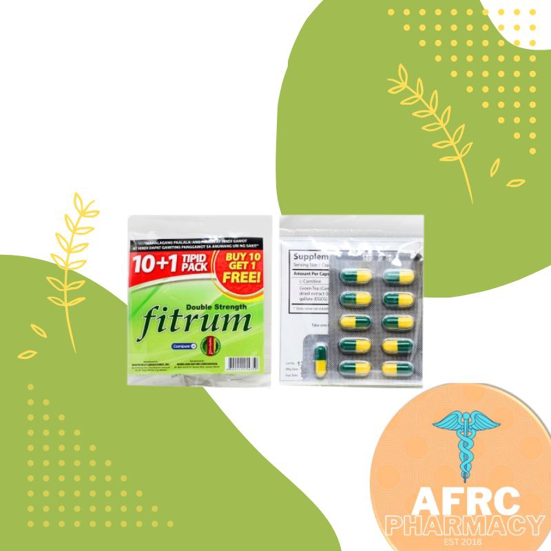 Fitrum Capsule for Weight Loss 10+1 Promo Pack | Shopee Philippines