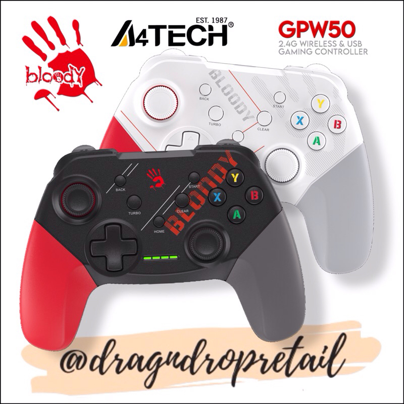 A4TECH BLOODY GPW50 Multi-Platform 2.4G Wireless & USB Gaming ...