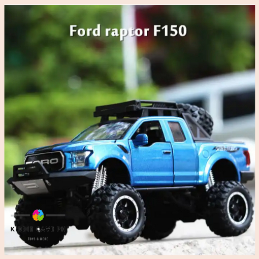 Ford Raptor F150 Pickup Die-Cast Toy Off Road Vehicle Car Model 1:32 1/ ...