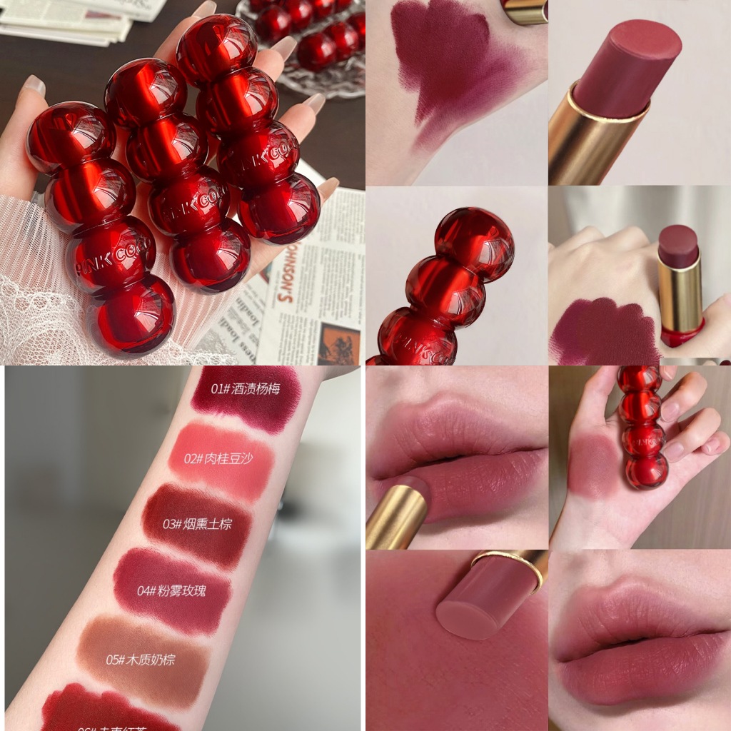 Pink Coco Candied Haws Velvet Matte Lipstick Long Lasting Color ...