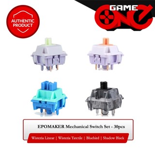 Epomaker Mechanical Switch Set - 30pcs (Shadow Black, Wisteria Linear ...
