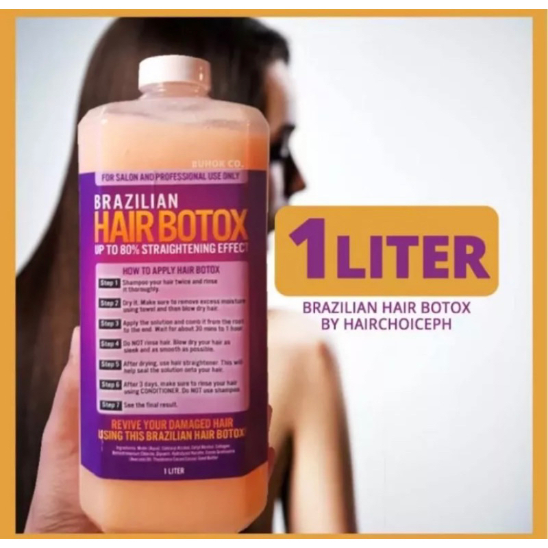 1LITER BRAZILIAN HAIRBOTOX 3x BETTER THAN BRAZILIAN (AUTHENTIC BOTOX ...