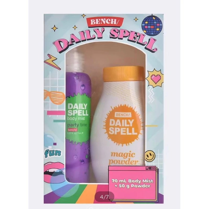 Bench Daily Spell Body Mist And Powder Gift Set | Shopee Philippines