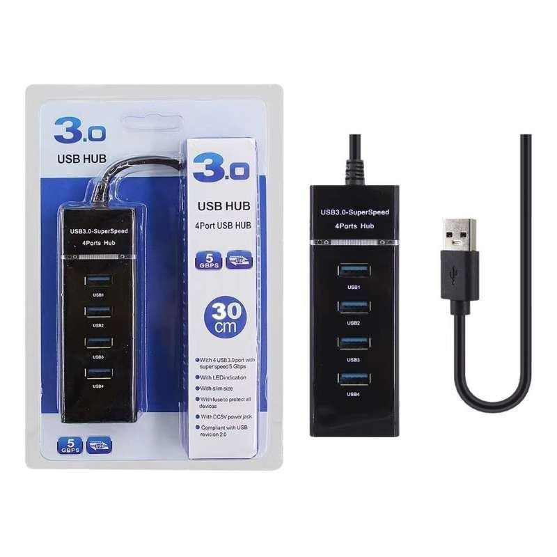 Usb 3.0 4 ports Usb Hub 30 cm | Shopee Philippines