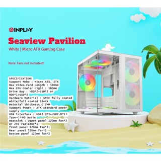 Inplay Seaview Pavilion Micro ATX Gaming Pc Case | Shopee Philippines