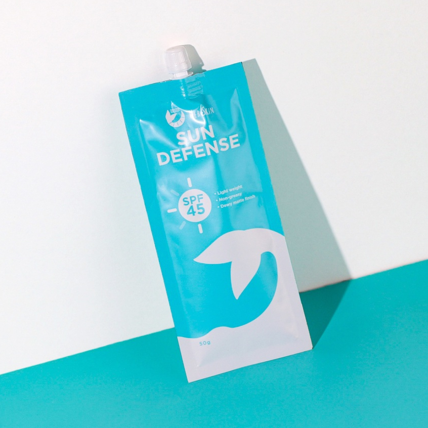 Sun Defense 50g SpF45 by: Her Skin (protects your skin better against ...