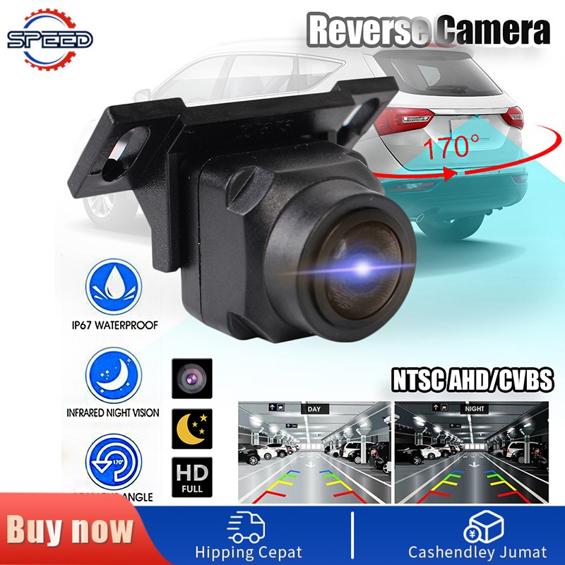 Car Rear View Reverse Camera High Definition AHD 170°Wide Angle ...