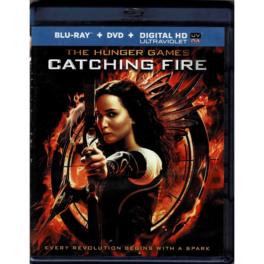 Bluray: The Hunger Games: Catching Fire (2Discs) (BD + DVD) (Region A ...
