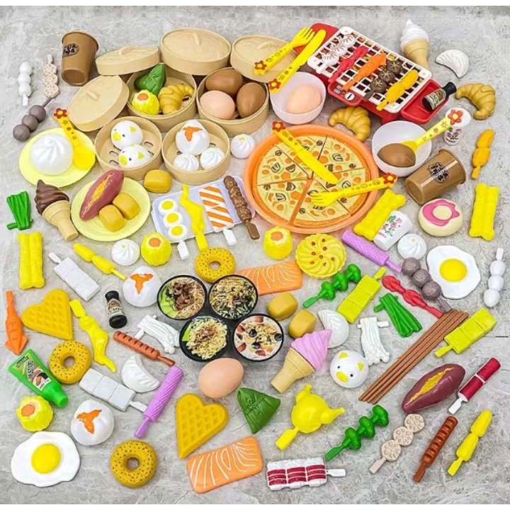 Happy little chef flay and cut toy smaller kitchen toys (foods ...