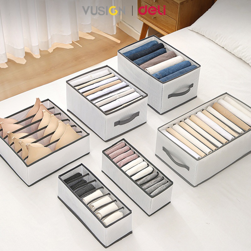 Vusign by Deli VS511 PVC Clothes Compartment White 1PCS | Shopee ...