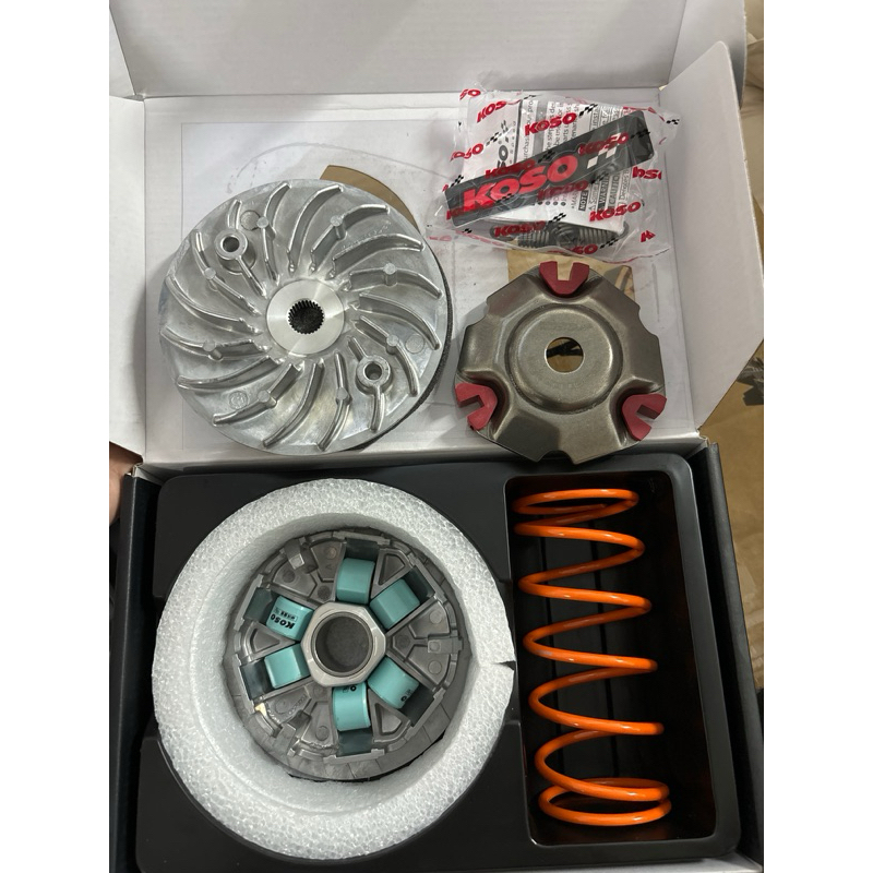 KOSO / Racing Monkey Mio/ M3 / Click / Nmax/ Aerox / PCX PULLEY SET / TRANSMISSION POWER KIT ...