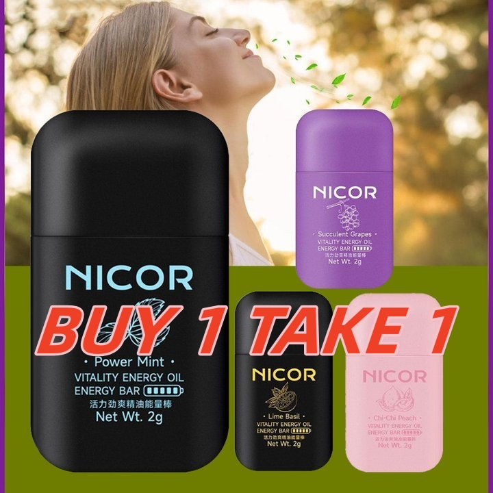 【BUY 1 TAKE 1】NICOR Cleansing Nasal Herbal Box Essential Double Hole ...