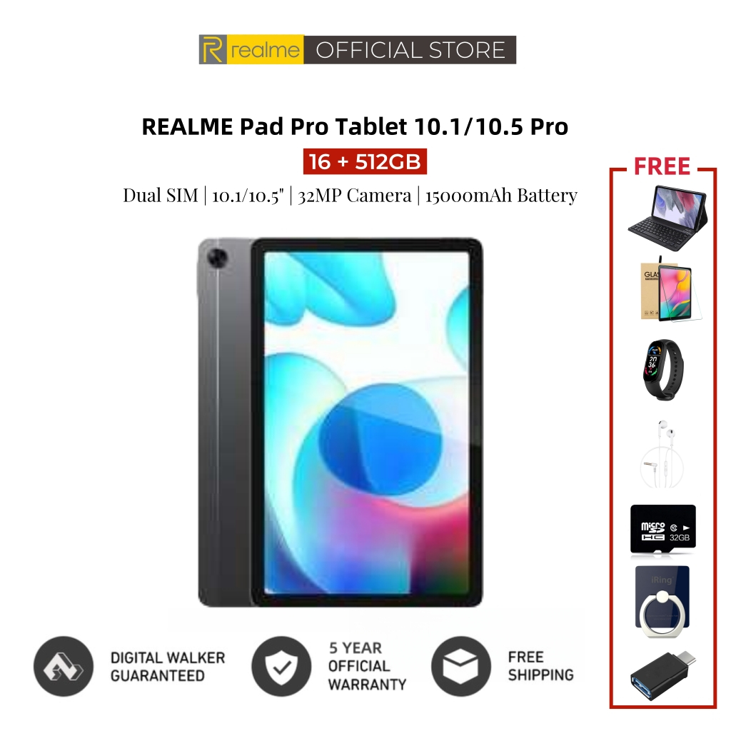 REALME Pad Pro Tablet 10.5 Pro inch Large Display Ultra Slim Design ...