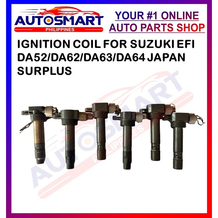 IGNITION COIL FOR SUZUKI EFI DA52/DA62/DA63/DA64 JAPAN SURPLUS | Shopee ...